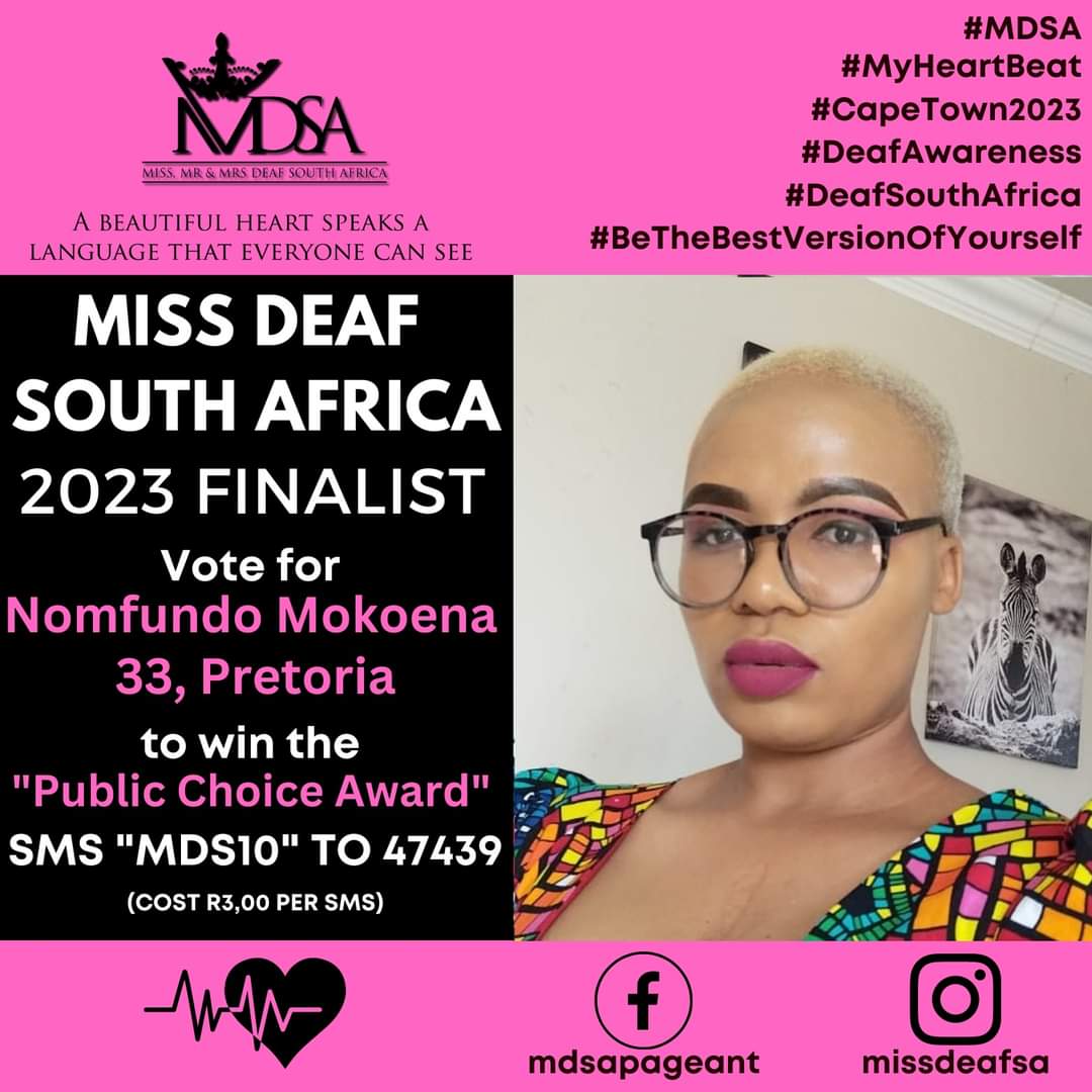 The Miss Deaf South Africa Pageant voting is open! - THISABILITY NEWSPAPER