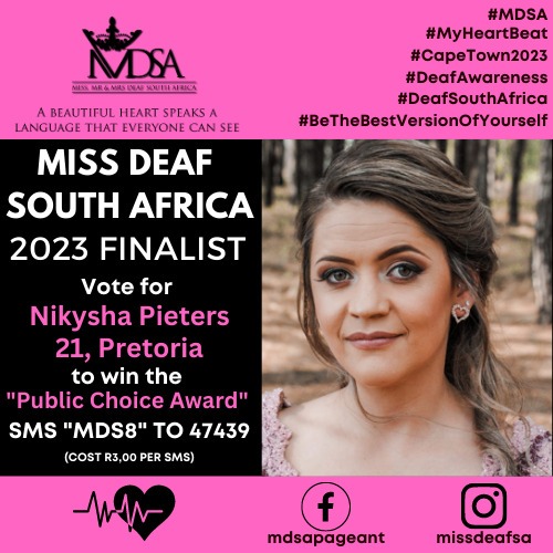 The Miss Deaf South Africa Pageant voting is open! - THISABILITY NEWSPAPER