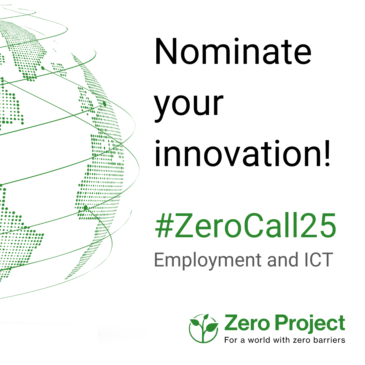 #ZeroCall25: Nominate your innovative solution for Employment and ICT ...